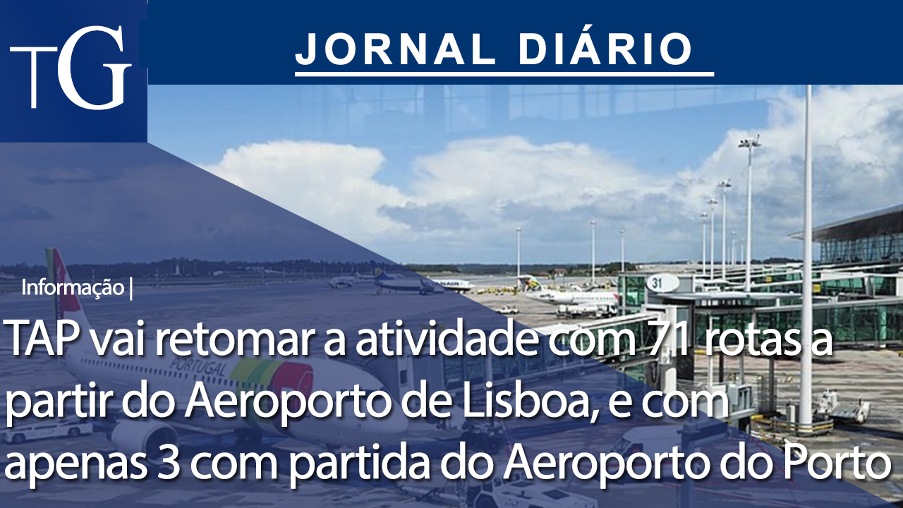 TAP vai retomar a atividade com 71 rotas a partir do Aeroporto de ...